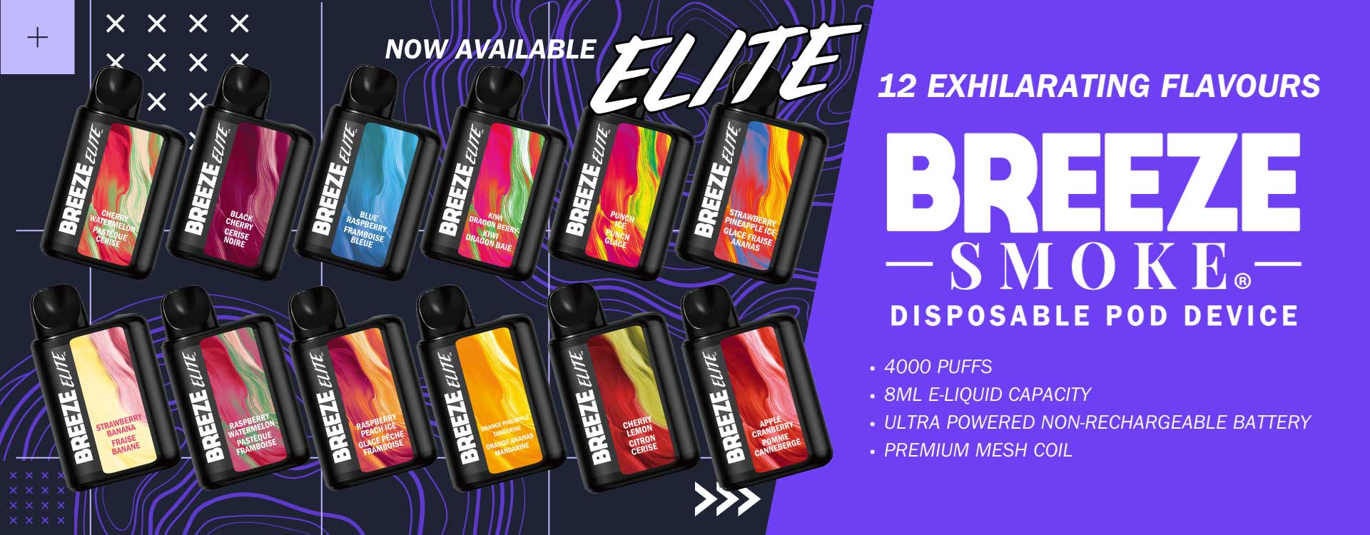 BREEZE ELITE 4000 SYNTHETIC 50 – 6ixvape